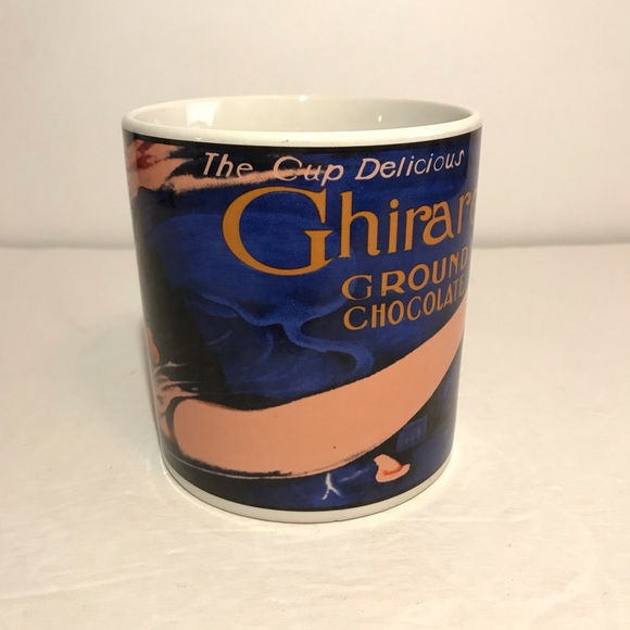 Ghirardelli | Dining | Vtg Ghirardelli Ground Chocolate Mug Coffee Cup ...